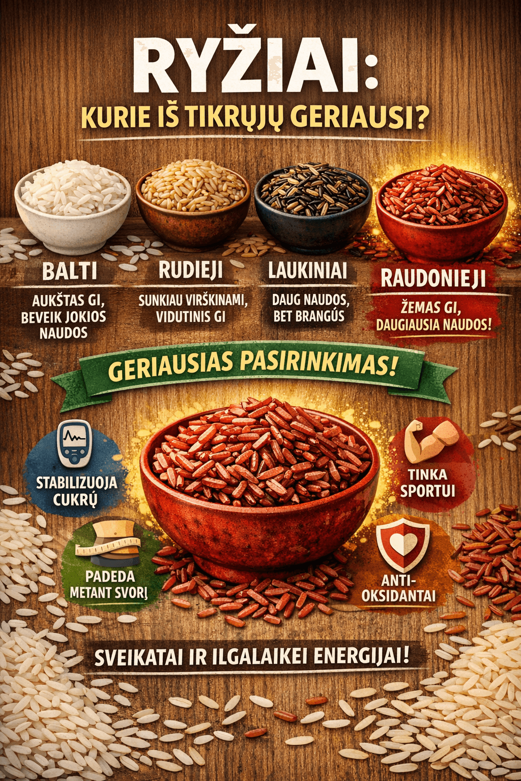 Ryžiai mūsų lėkštėje: kurie iš tikrųjų yra geriausi? – Kurkuma