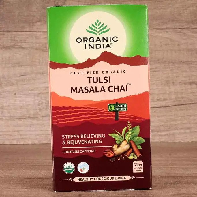 Indiška arbata su prieskoniais Tulsi Masala Chai – Kurkuma